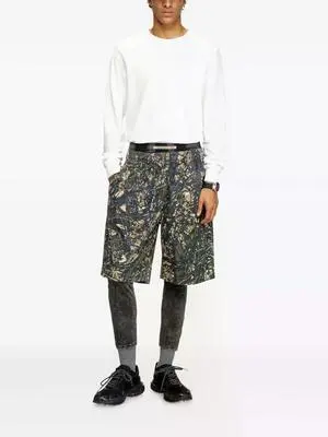 DIESEL® T-adjust-ls-slits-r17 Cotton T-shirt