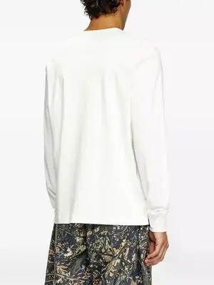 DIESEL® T-adjust-ls-slits-r17 Cotton T-shirt