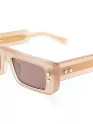 Balmain Square-frame Sunglasses - Neutrals