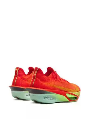 Nike Zoomx Alphafly 3 "bright Crimson/lime Blast" Sneakers - Orange