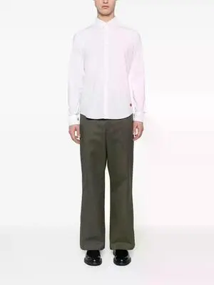 Hugo Logo-embroidered Cotton Shirt