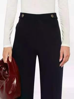 TWINSET Cady High-waist Trousers