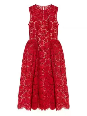 SELF-PORTRAIT Lace-overlay Dress