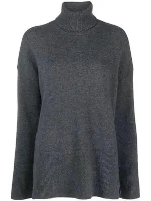 P.a.r.o.s.h Mélange Wool-cashmere Blend Roll Neck Jumper