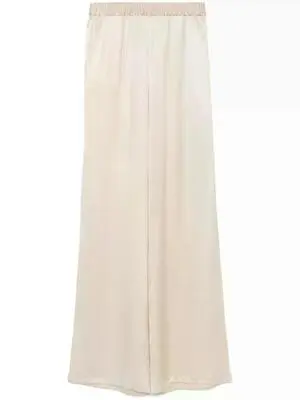 Eleventy Plain Silk Trousers - Neutrals