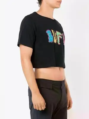 AMIR SLAMA Graphic-print Cotton T-shirt