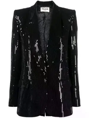 Zadig&Voltaire Sequinned Blazer - Black