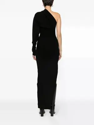 Rick Owens One-shoulder Column Maxi Dress