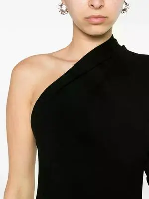 Rick Owens One-shoulder Column Maxi Dress