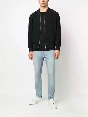 Philipp Plein Logo-plaque Slim-leg Jeans - Blue