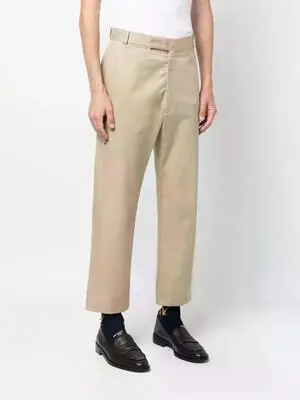 Thom Browne Cropped Cotton Chinos