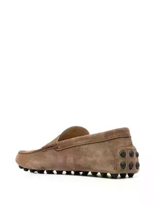 TOD'S City Gommino Suede Loafers - Brown