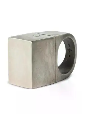 PARTS OF FOUR Geo Sterling Ring - Silver