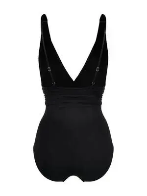 Melissa Odabash Panarea Ruched Swimsuit - Black