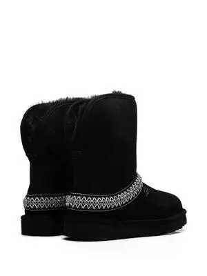 UGG Classic Crescent Ankle Boots - Black