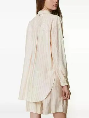 TWINSET Pinstripe Patterned Shirt