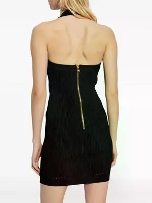 Balmain Ribbed Mini Dress