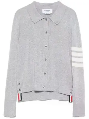Thom Browne 4-bar Cotton Shirt - Grey