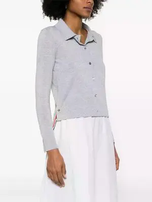 Thom Browne 4-bar Cotton Shirt - Grey