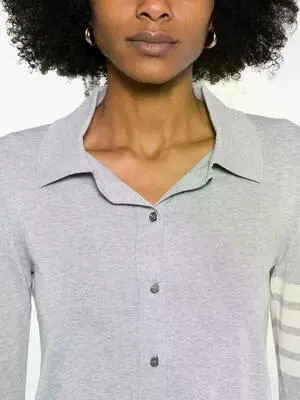 Thom Browne 4-bar Cotton Shirt - Grey