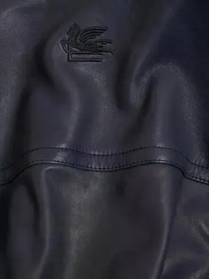 Etro Leather Bomber Jacket