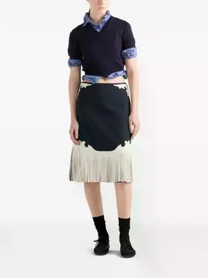 Prada V-neck Wool Top