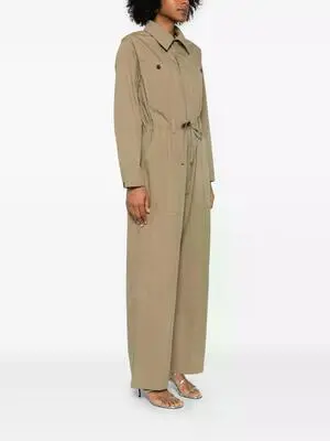 P.a.r.o.s.h Poplin Jumpsuit - Neutrals