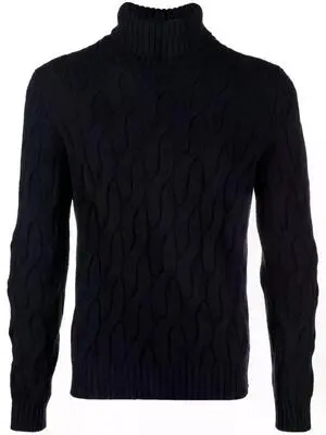 Zanone Trimmed Sweaters For Men