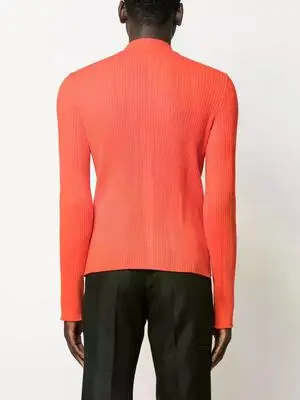 COURREGES Ribbed-knit Long-sleeve Jumper