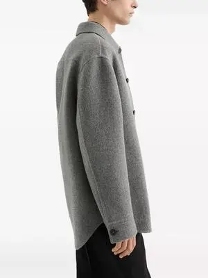JIL SANDER Wool Jacket - Grey