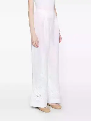 Ermanno Scervino Embroidered Trousers