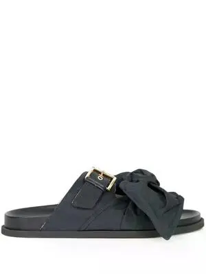 N°21 Bow-detail Sandals - Black