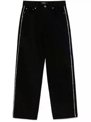 Amiri Crystal Stripe Jeans