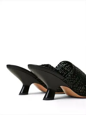 TWINSET Leather Mid-heel Sandals