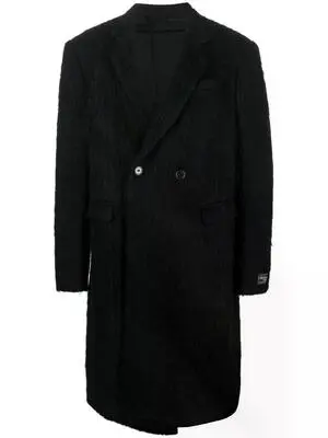 Raf Simons Double-breasted Alpaca Wool-blend Coat