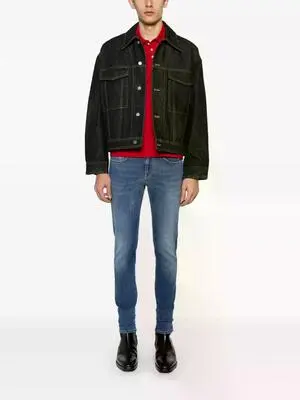 Dsquared2 Dyed Logo-patch Polo Shirt