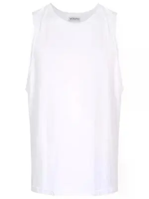 AMIR SLAMA Embroidered Logo Tank Top