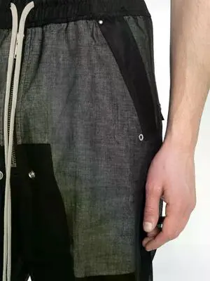 Rick Owens Bela Wide-leg Cotton Trousers With Metal Eyelet Detailing