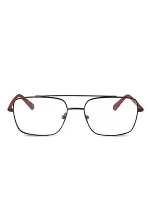 Calvin Klein Rectangle-frame Eyeglasses - Red