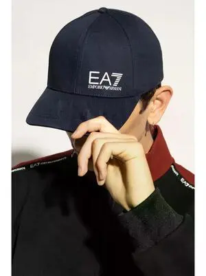 EA7 Logo-print Baseball Cap