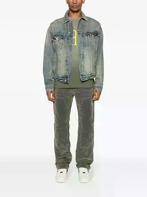PURPLE BRAND P027 Oversized Denim Jacket