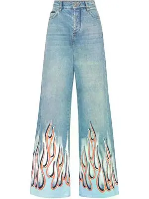 Philipp Plein Flame Skater Jeans