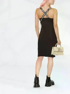 Off-White Logo Straps Mini Dress