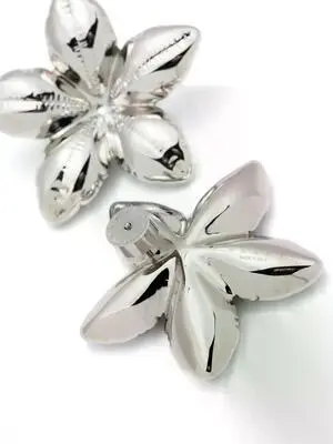 Marni Floral-shaped Polished Earrings