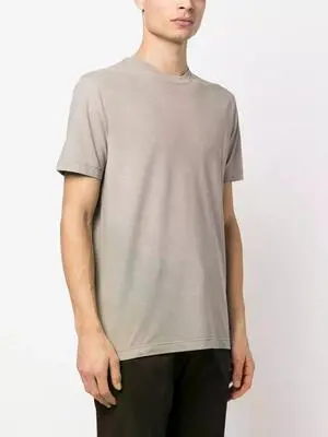 ZANONE Short-sleeved Cotton T-shirt - Neutrals
