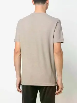 ZANONE Short-sleeved Cotton T-shirt - Neutrals