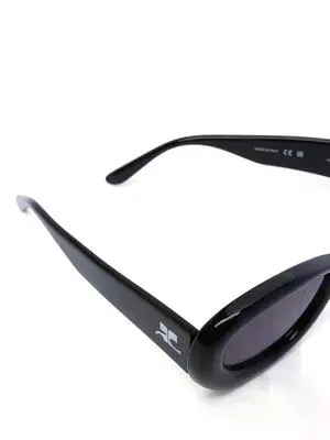 COURREGES Oval-frame Sunglasses
