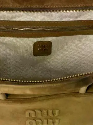 Miu Miu Beau Suede Tote Bag