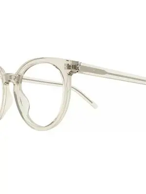 Saint Laurent Round-frame Glasses - Grey