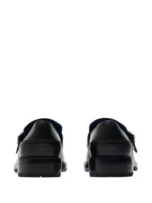 Burberry Soho Leather Loafers